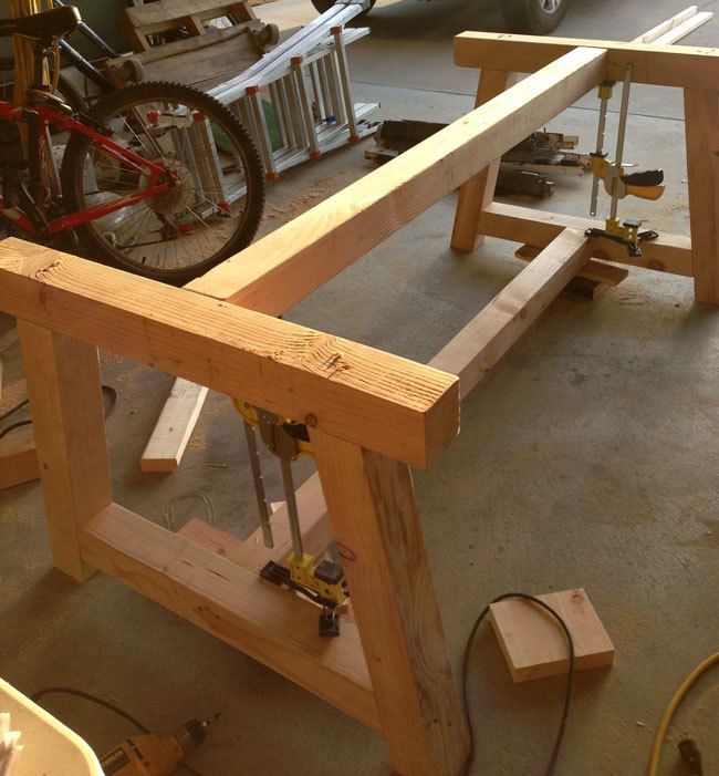 How To Build A Rustic And Bold Farm Table