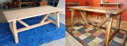 How to Build a Rustic and Bold Farm Table - DIY Projects with Pete