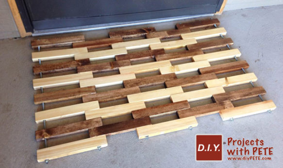 How to Make a Wooden Floor Mat - Free Plans