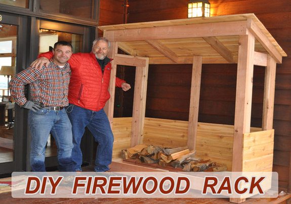 How to Build a Firewood Rack (DIY) - DIY Projects with Pete