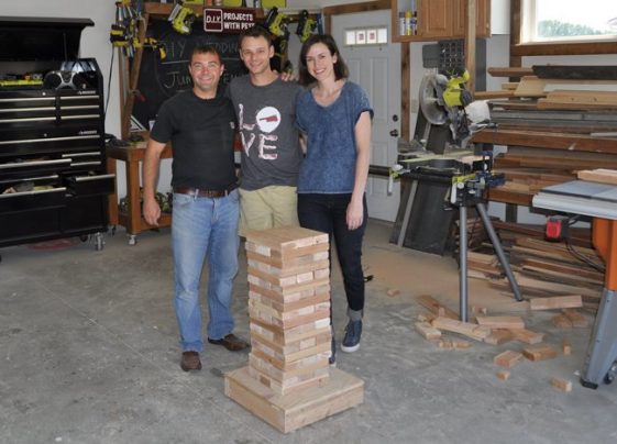 How to Make a DIY Giant Jenga Game - DIY Pete