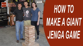 How to Make a DIY Giant Jenga Game - DIY Pete