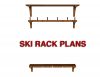 DIY Ski Rack Project with Free Plans