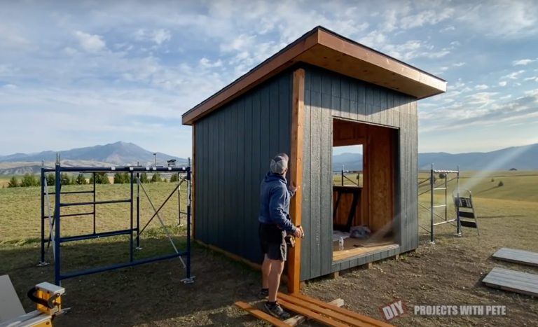 How to build a lean to shed