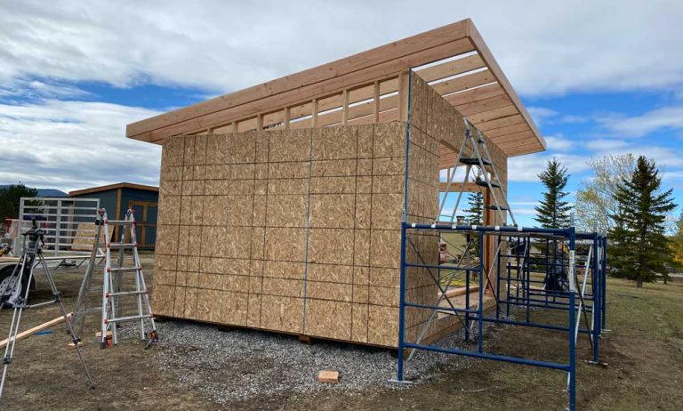 How to build a lean to shed