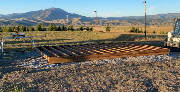 How to build a lean to shed